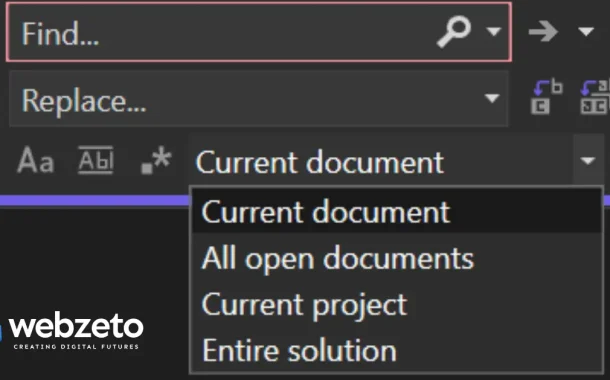 How to Find and Replace in vs Code