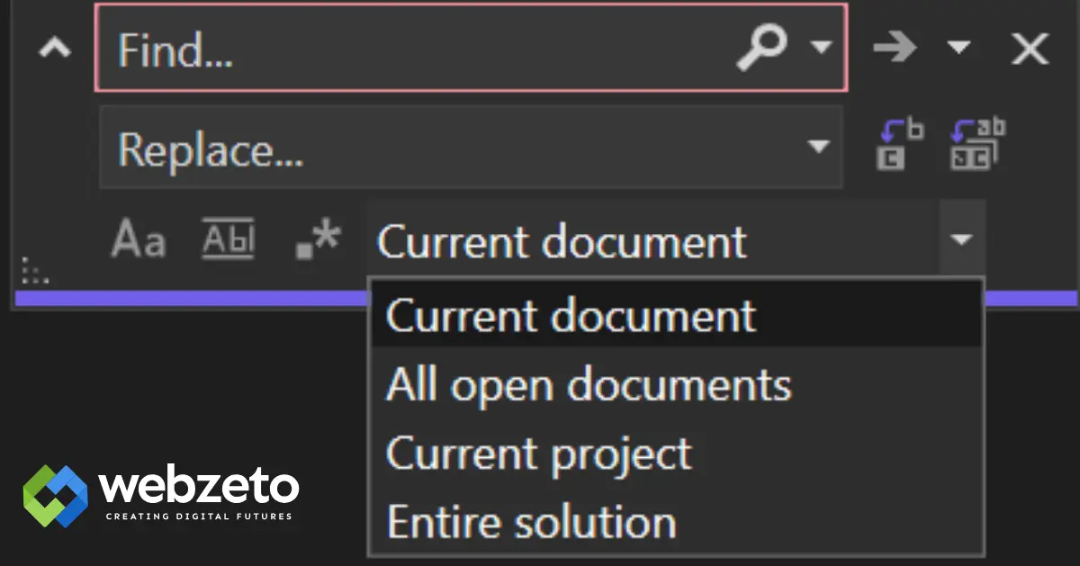 How to Find and Replace in vs Code